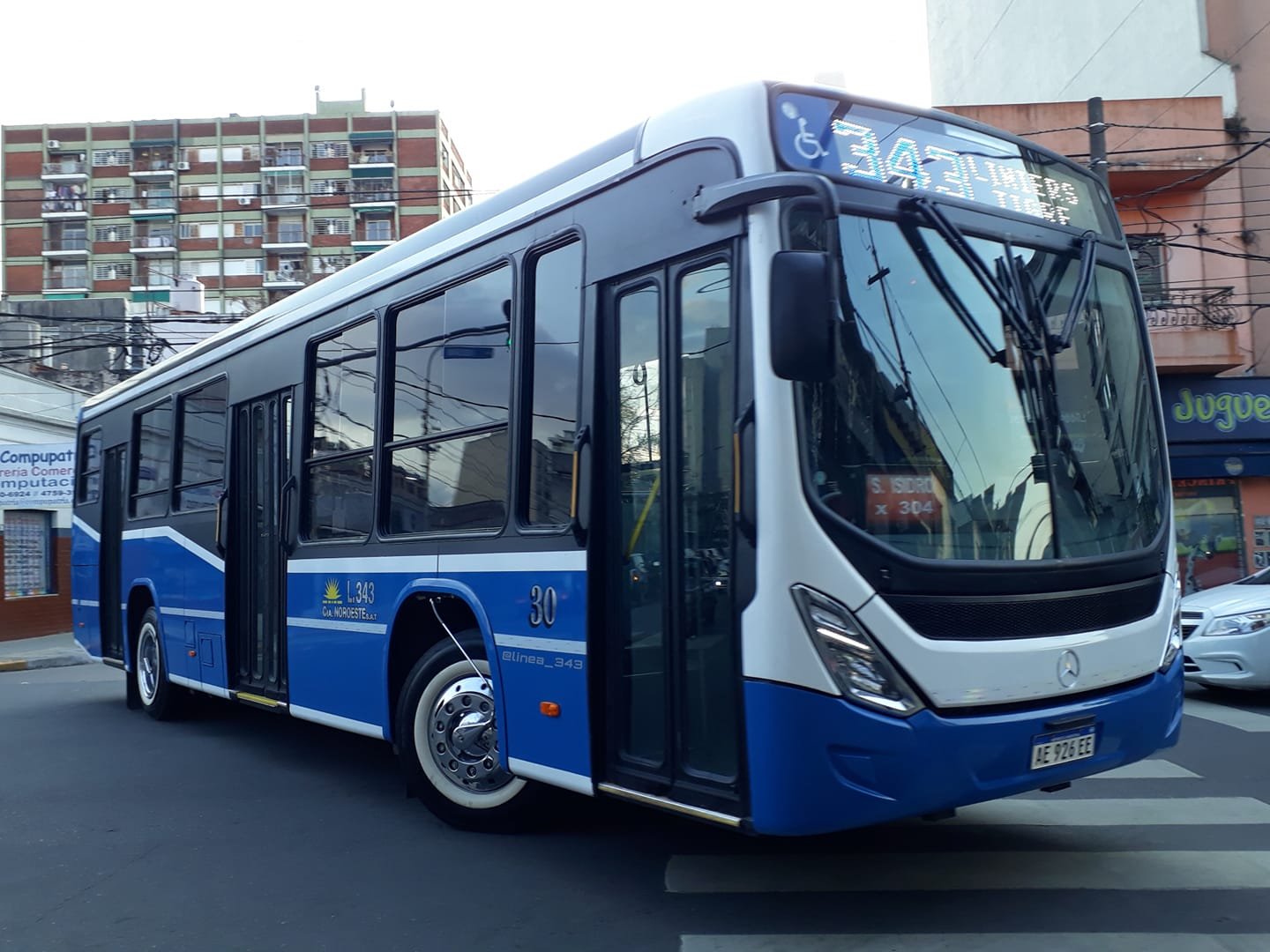 La L nea 343 Eligi A Los Marcopolo Torino Sobre Chasis Mercedes Benz