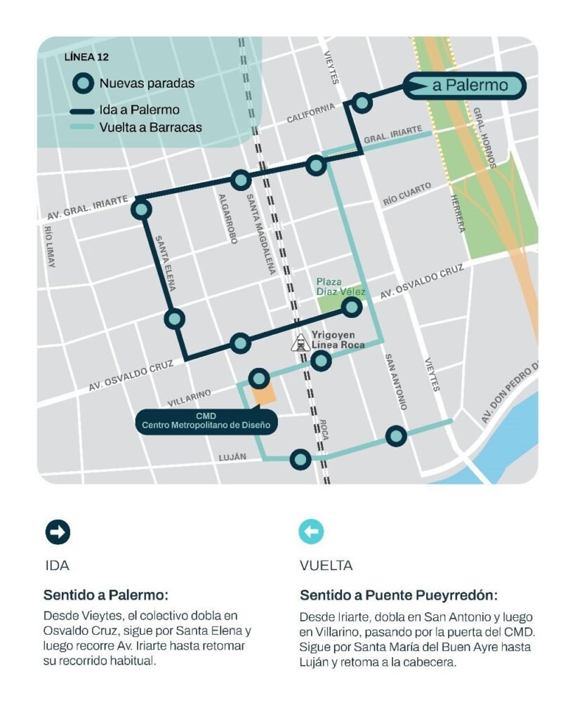 La Línea 12 extiende (en modo experimental) su recorrido hasta el ...